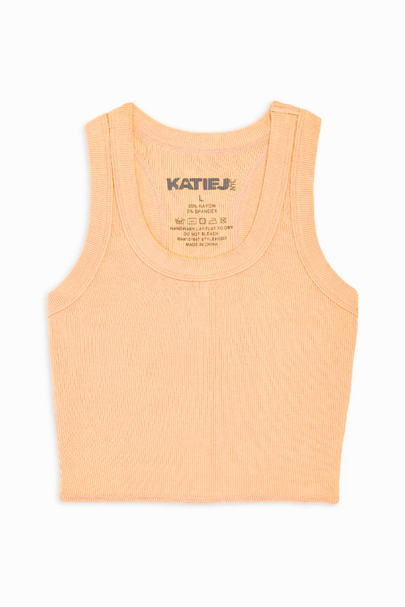 JUNIOR LIVI RIBBED TANK - FINAL SALE – KatieJNYC