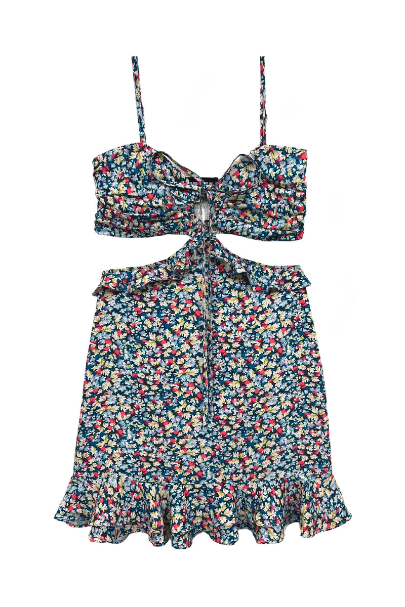 TWEEN ZARA CUTOUT PRINT DRESS – KatieJNYC