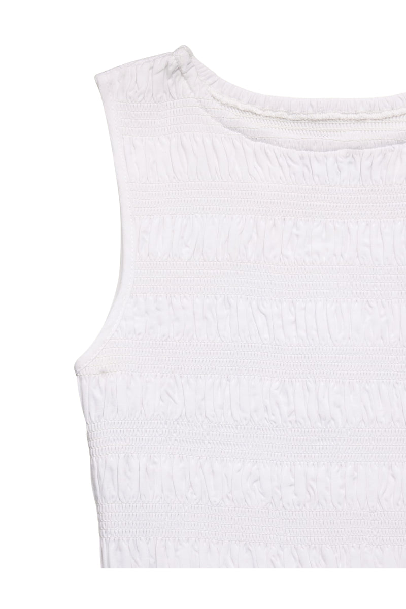 TWEEN TARA SMOCKED RUFFLE TANK DRESS – KatieJNYC